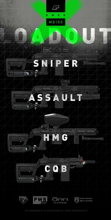 Planet Eclipse EMEK EMF100 (MG100) Magfed Marker HDE Earth