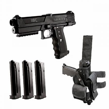 Tippmann TiPX Pistol - Black (Deluxe)